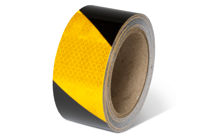 Engineer Grade Reflective Tape- Yellow/Black | Geckotred